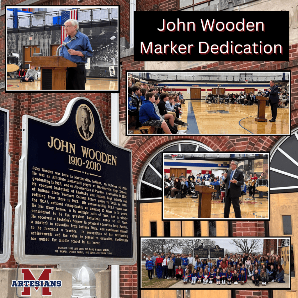 Wooden Marker Dedication Ceremony – MSD of Martinsville